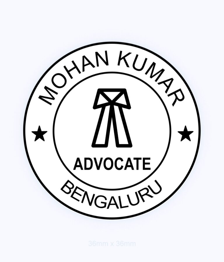 Advocate Round Stamps create your own stamp online | Pre Inked