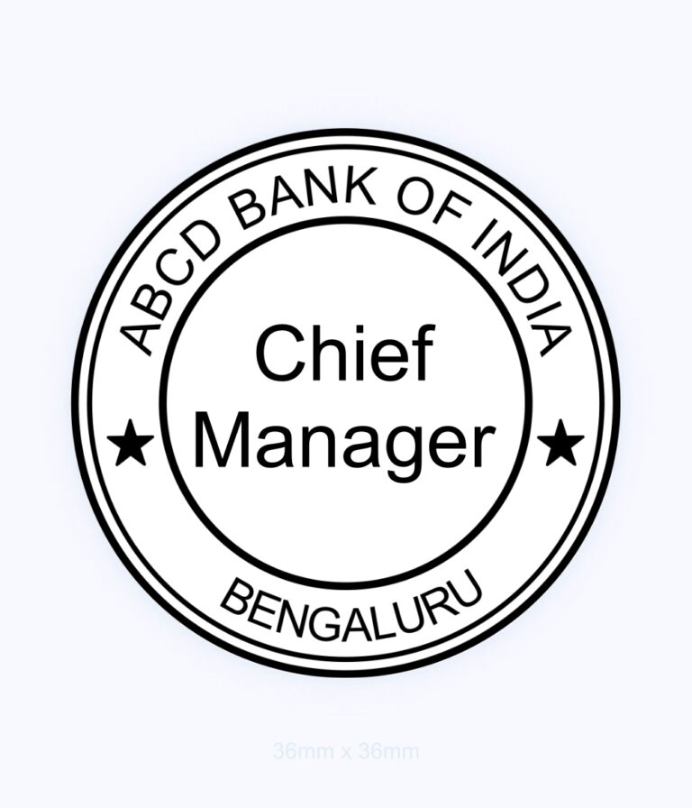 Bank Stamps Printer Online In India | Pre Inked Rubber Stamp